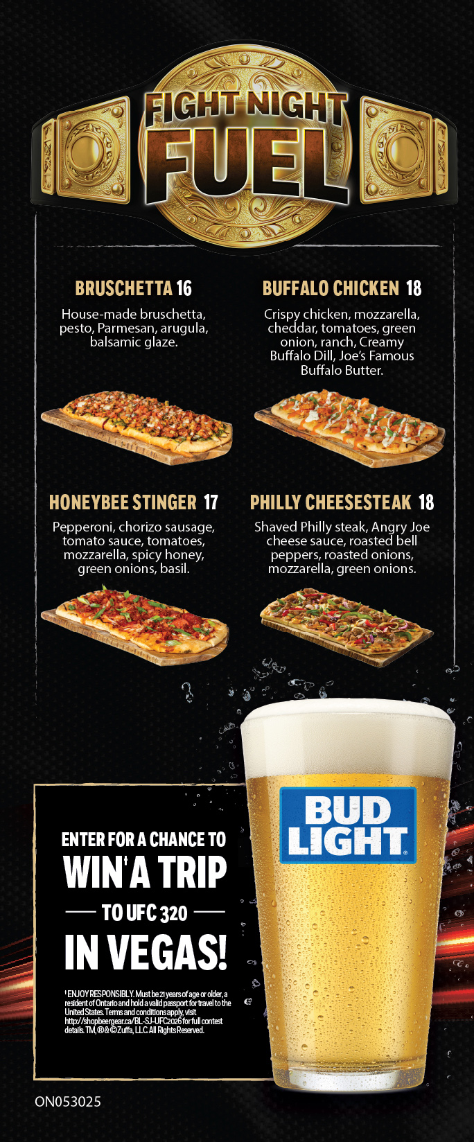 Limited-Time Menu - Shoeless Joe's